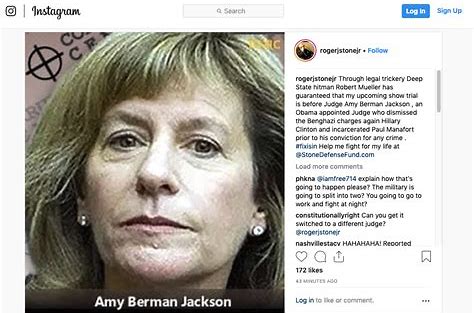 Judge Amy Berman Jackson Is Over the Top Enemy of First Amendment in ...