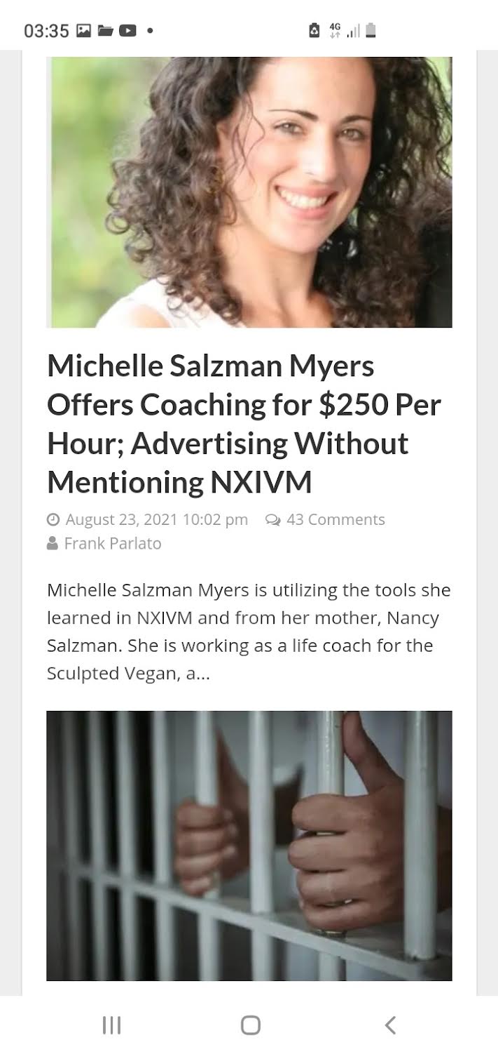 Bodybuilder Kim Constable Renounces Raniere and Allison Mack - Frank Report